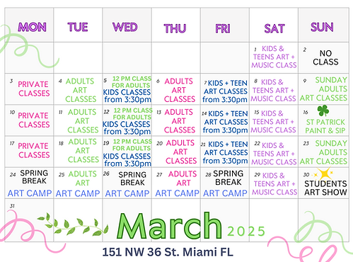 Art Classes Miami | Art Classes Wynwood | Miami